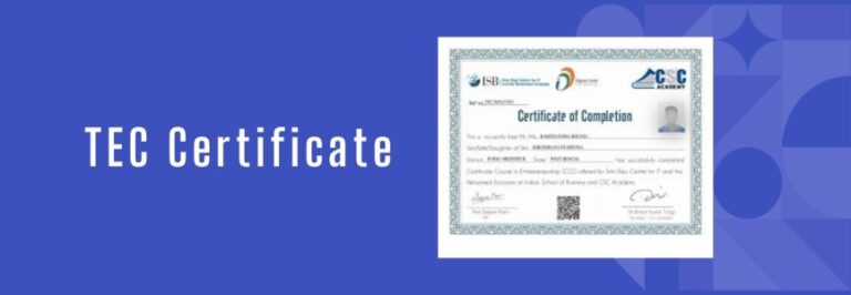 TEC Certificate Registration Online Fees, Login & Online Correction ...